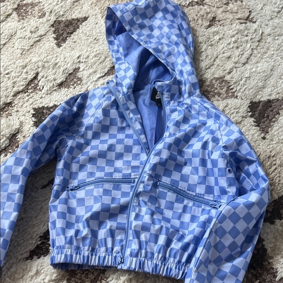 art class | Jackets & Coats | Checkered Hooded Rain Jacket | Poshmark